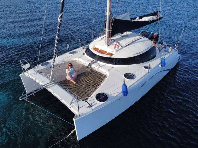 Catamaran Sunset Tour La Maddalena Archipelago With Aperitif - Key Points