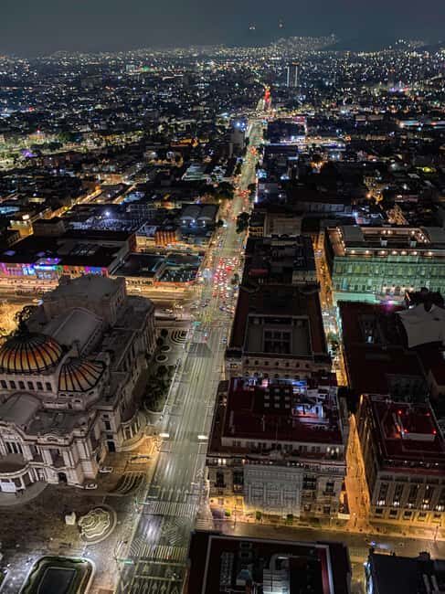 CDMX: Night Walking Tour of the City, with option to visit the Torre Latinoamericana - A Walk through Mexico City’s Nighttime Charm