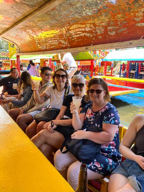 CDMX: Trajinera party in Xochimilco with tacos, music, and drinks - Key Points