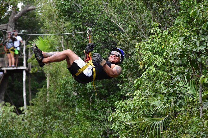 Cenote, Ziplines and Shared ATV from Playa del Carmen - Food, Drinks, and Rest