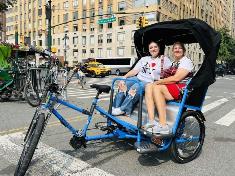 Central Park Pedicab Tour + Optional Natural History Access - Transportation and Group Size