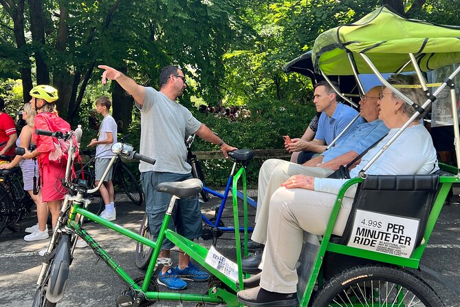 Central Park privet pedicab delux tour -1 hour - FAQ About the Central Park Privet Pedicab Deluxe Tour