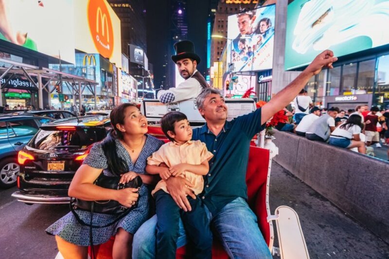 Central Park, Rockefeller & Times Carriage Ride (4 Adults) - FAQs