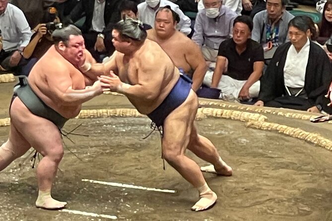 CHAIR SEATS! Sumo Tournament 2F Front SEAT Tickets + Ryogoku Tour - Knowledgeable and Engaging Guides