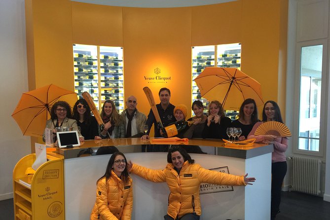 Champagne Private Tour Veuve Clicquot Tasting From Reims Epernay - Transportation and Pickup/Drop-off