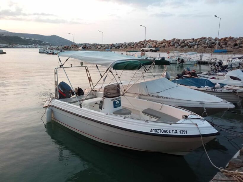 Chania,Kalyves boat rental, boat licene required* - The Boat: Size, Features, and Equipment