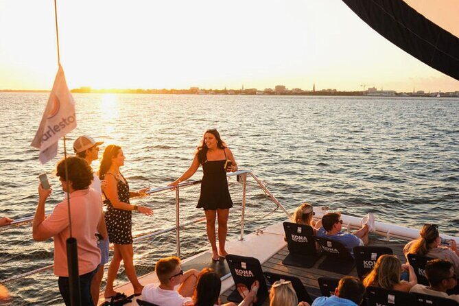 Charleston Iconic Sunset Sail - Lux Catamaran w/Bar & Bathrooms - FAQ