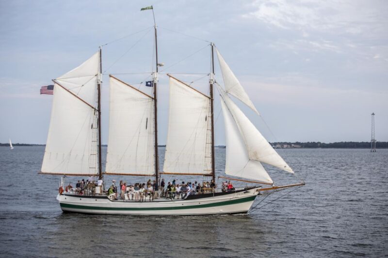 Charleston: Schooner Sailing Harbor Tour & Dolphin Watch - Detailed Breakdown of the Experience