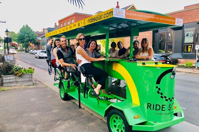 Charlottetown waterfront SOLAR PartyBike food & drink experience! - The Sum Up