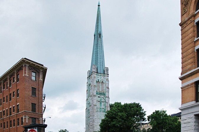 Chattanooga Blues to Bridges Self Guided Walking Tour - Stop 3: Old Stone Church Tower