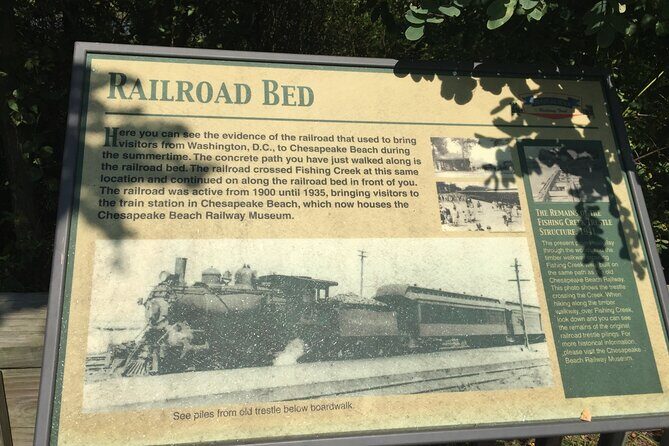 Chesapeake Beach Guided Walking Tour - Railway Trail - Practical Tips for Travelers
