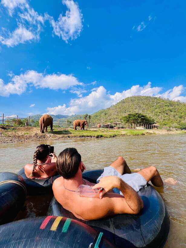 Chiang Mai 2-Day: Trek, Tubing, Waterfall & Elephant Feeding - Day 1: Trekking to Hidden Waterfalls and River Tubing