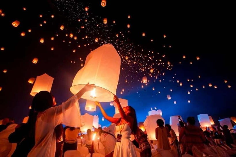 Chiang Mai : 2025 Amazing Lanna Sky Loy Krathong Lantern VIP - An Overview of the Experience