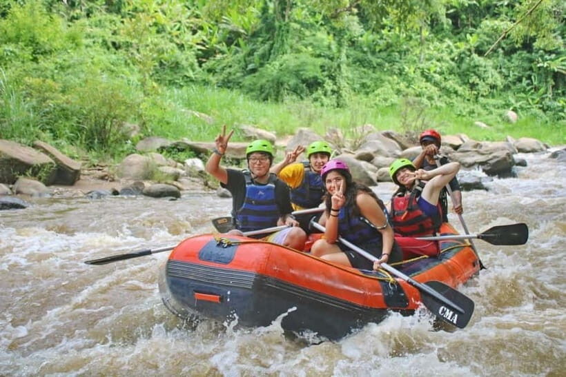 Chiang Mai: ATV, White Water Raft, & Sticky Waterfall Tour - Key Points