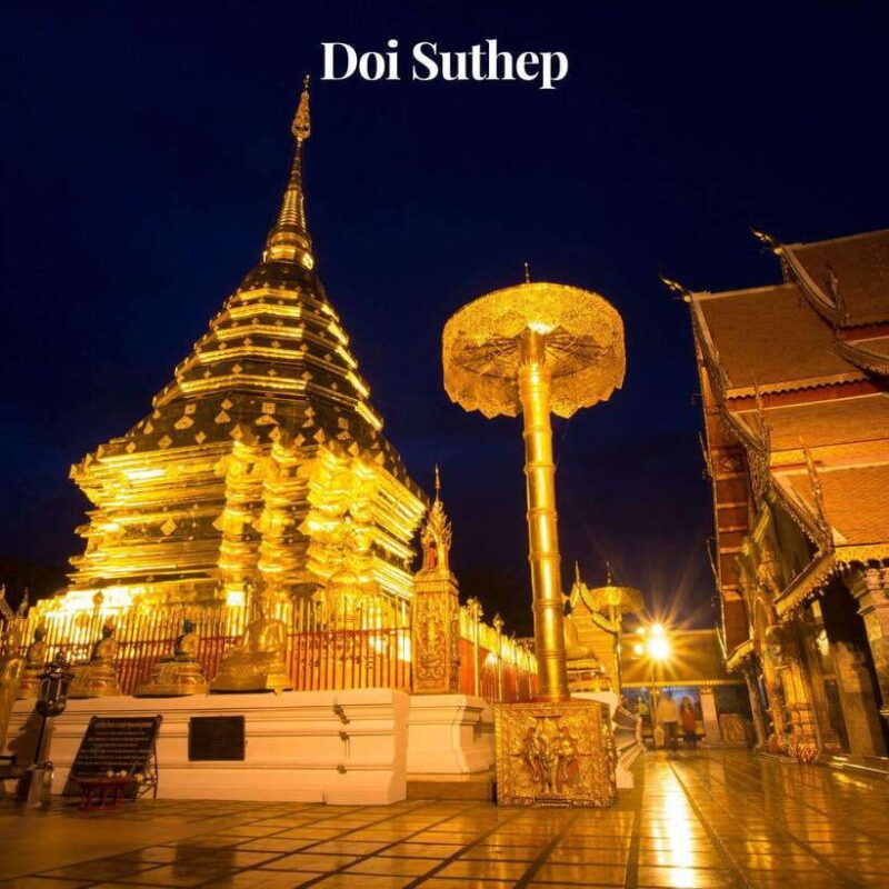 Chiang Mai: Doi Suthep & Wat Umong OR Wat Pha Lat Night Tour - Key Points