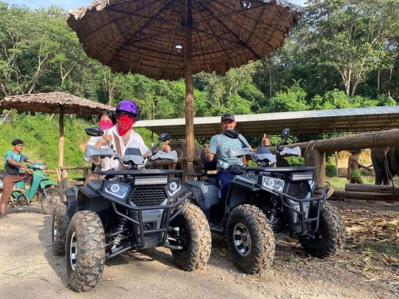 Chiang Mai:ATV 2-3 hrs. & Elephant Feeding&Rafting&Waterfall - Key Points