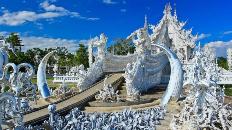Chiang Rai: White, Blue, Red Temples, Long Neck Tour - The Blue Temple (Wat Rong Suea Ten)