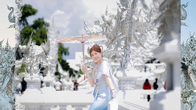 Chiang Rai:Photos of traditional Thai costumes,White Temple - Final Thoughts
