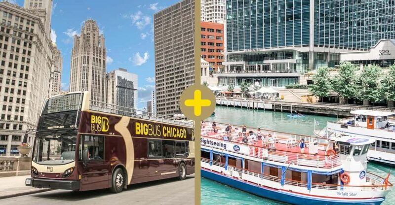 Chicago: Architecture River Tour and Hop-on Hop-off Bus Tour - What to Expect During Your Day