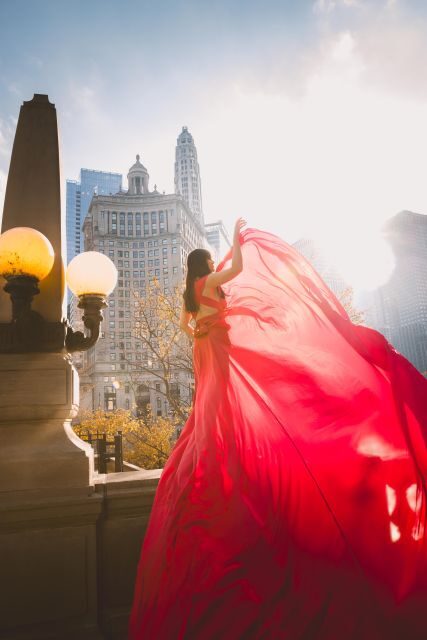 Chicago Luxury Flying Dress Photoshoot - The Experience Through the Eyes of Others