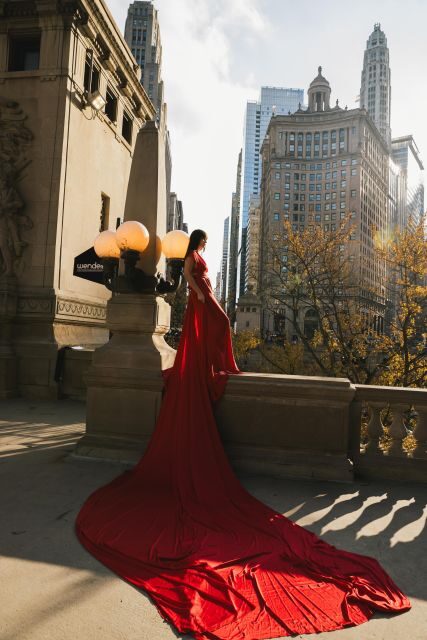 Chicago Luxury Flying Dress Photoshoot - Who Will Love This Experience?