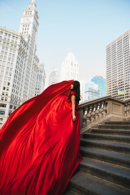 Chicago Luxury Flying Dress Photoshoot - The Sum Up