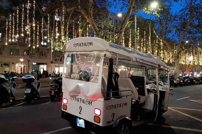 Christmas Lights Tour of Barcelona in Private Eco Tuk Tuk - Wrapping It Up