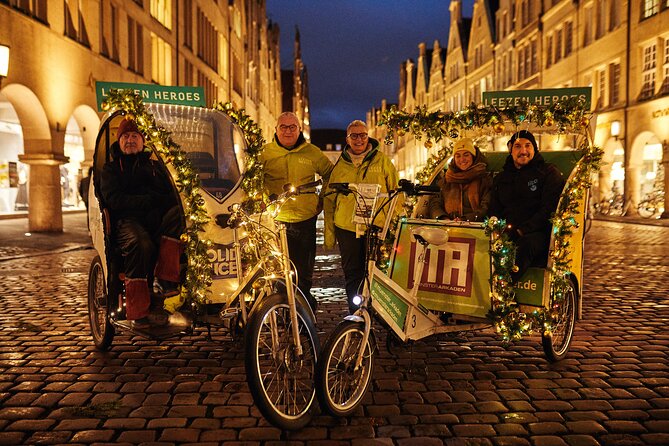 Christmas mulled wine tour in Münster - Exploring Münster’s Christmas Markets by Rickshaw