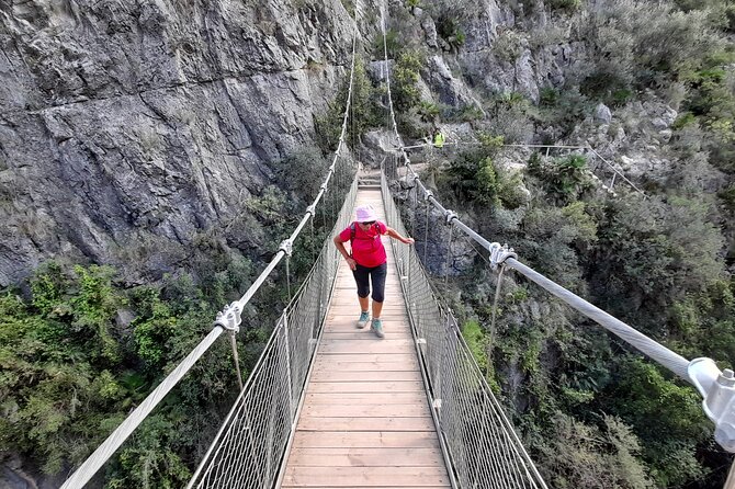 Chulilla Hike to the Hanging Bridges From Valencia - Crossing the Hanging Suspension Bridges