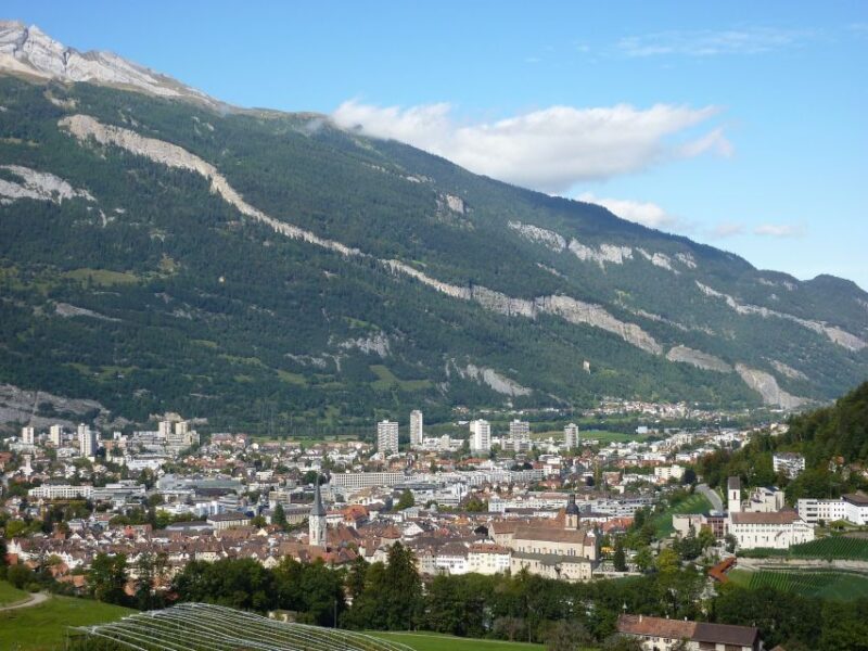 Chur - Historic Guided Walking Tour - Arcas Square and the Rhaetian Railway Building