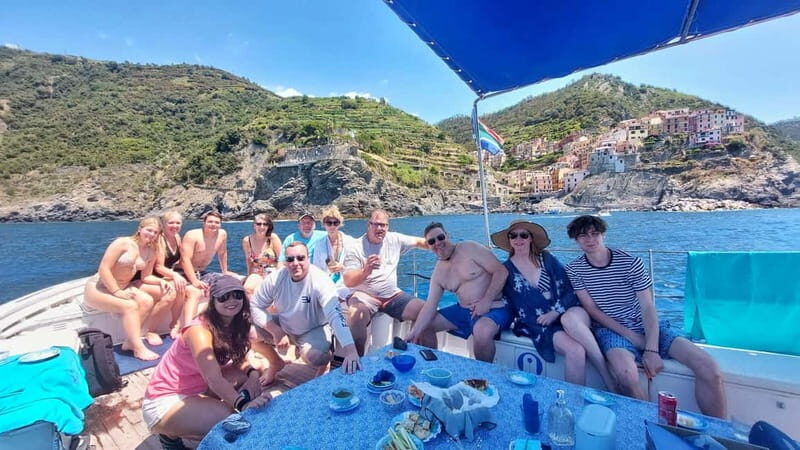 Cinque Terre boat tour with a traditional ligurian gozzo - Key Points