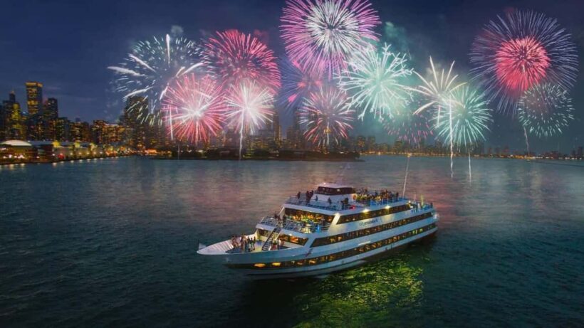City Cruises Chicago: Lake Michigan Fireworks Dinner Cruise - The Food and Entertainment