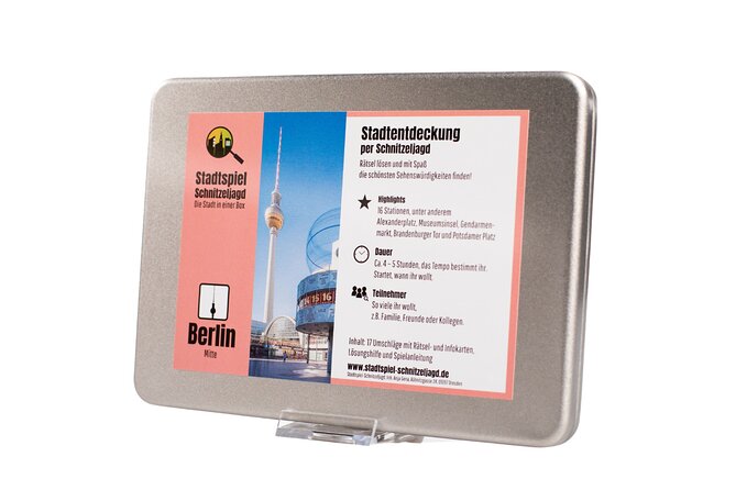 City game scavenger hunt Berlin Mitte - independent city tour I discovery tour - Key Points