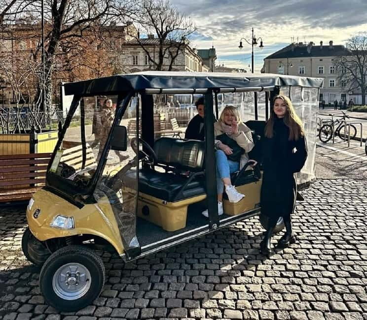 City Tour Cracow golf car plus Cruise on the Vistula River. - FAQs