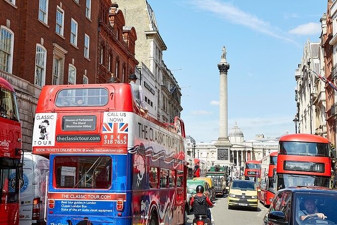 Classic London Sightseeing Tour With Live Comedian Onboard - Booking Information