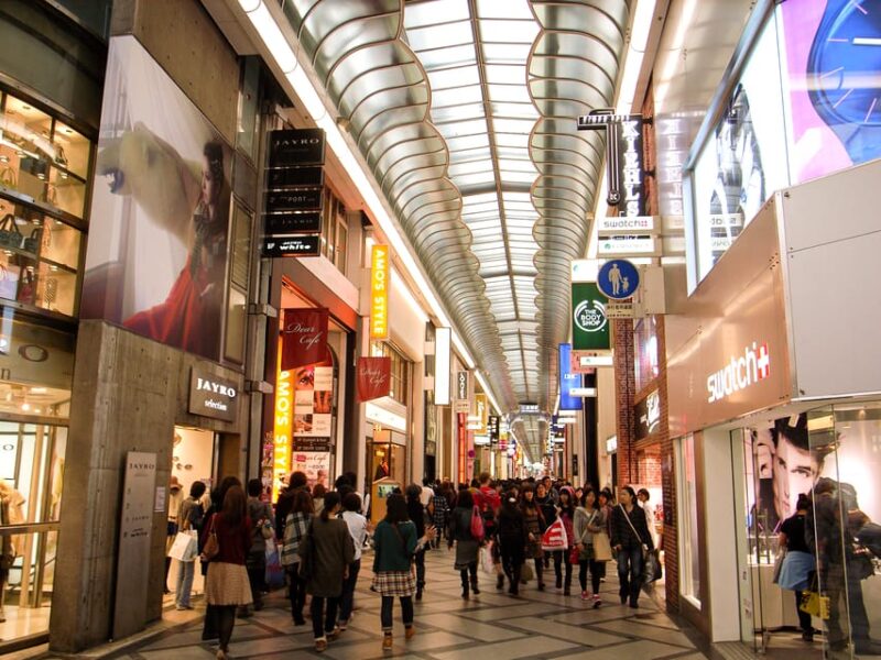 Classic Osaka Day Trip: Ancient Culture & Food Street - Shinsaibashi Shopping Experience