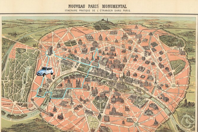 Classic Tour of Paris in 2CV CITROEN - Highlights of the Tour