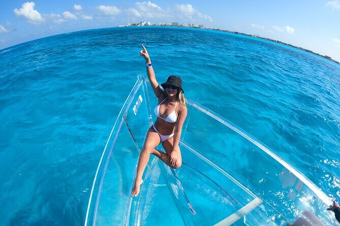 Clear Boat tour in Cancun for 1.5 hours best for photos - What to Expect from the Itinerary