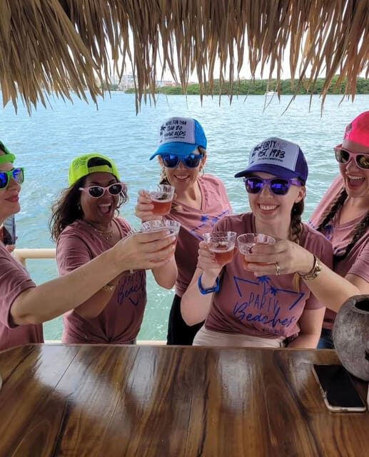 Clearwater Beach: Island Sandbar & Swim Tiki Cruise - The Social & Fun Atmosphere