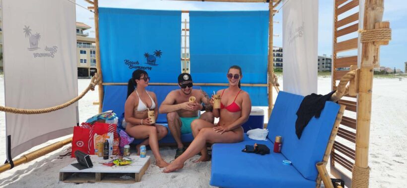 Clearwater: Daydreamer's Luxury Bamboo Cabana Rental - Choosing Your Beach