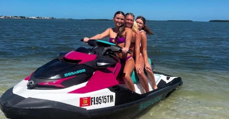 Clearwater: Dolphin Jet Ski Tour - 1 SKI FOR UP TO 3 PEOPLE - Key Points