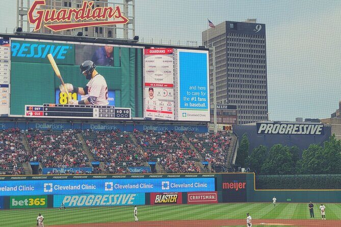 Cleveland Guardians Baseball Game Ticket at Progressive Field - The Ticket: What’s Included and What’s Not