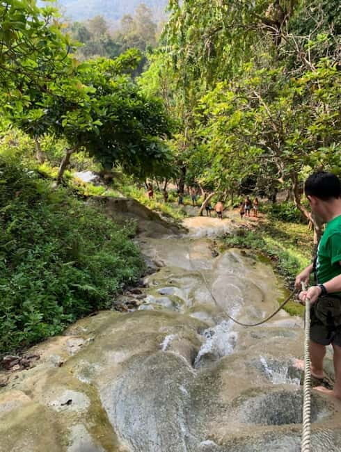 Climb Sticky Waterfall Like Spiderman - Key Points