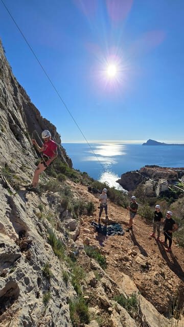 Climbing baptism in Alicante - Key Points: