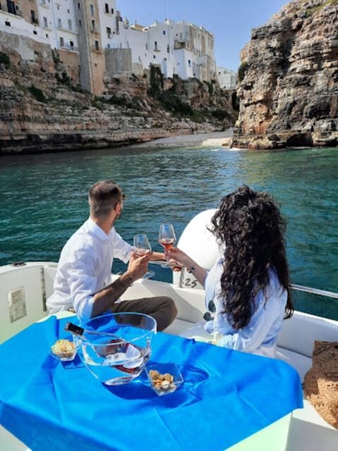 Coast and caves of Polignano:boat tours,drinks,swimming,music and fun - FAQs about the Coast and Caves of Polignano Boat Tour