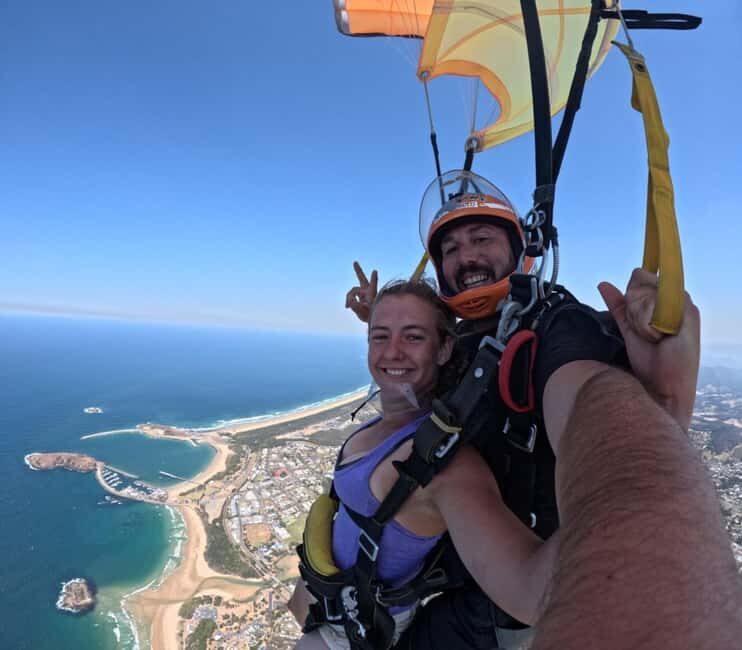 Coffs Harbour: Max Freefall Skydive - Key Points
