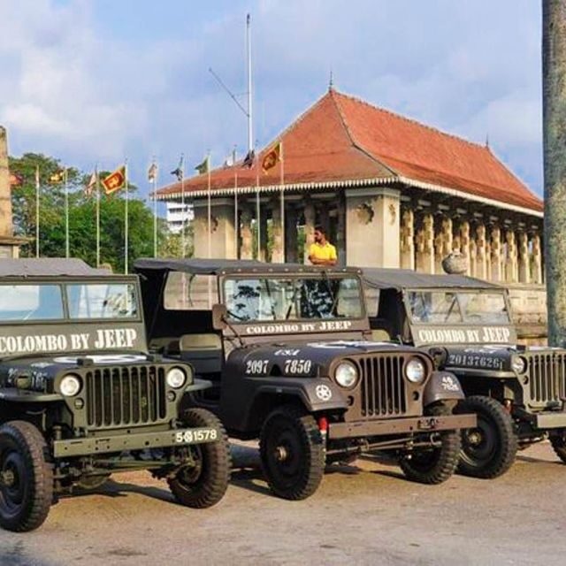 Colombo: City by World War Jeep Private Tour - The Allure of Vintage Jeeps in Colombo