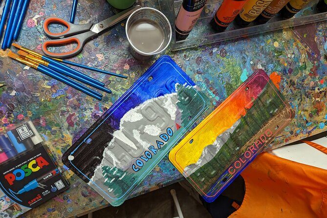 Colorado or Bust! Painted License Plate Class - Exploring the Details of the "Colorado or Bust!" License Plate Class