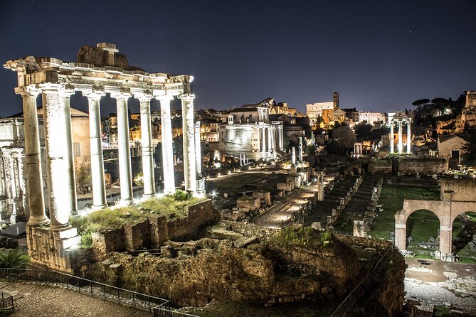 Colosseum & Ancient Rome by Night Guided Walking Tour - Key Points