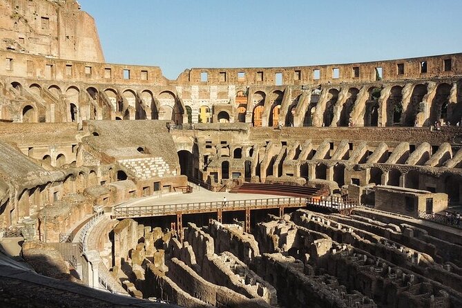 Colosseum With Gladiator Arena Floor, Forum & Palatine Hill Tour - Ascending Palatine Hill